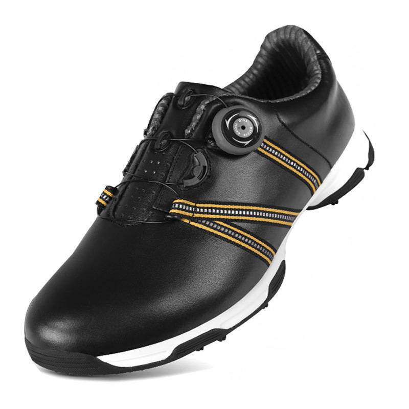 PGM-高尔夫男士旋转扣真皮球鞋Rotating Button Cleats Nail Leather golf Shoes