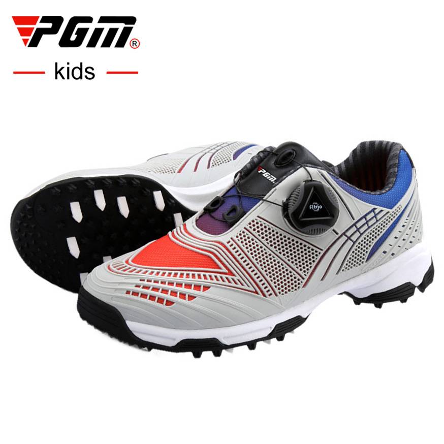 PGM-高尔夫男童防水旋转鞋带球鞋Boy Waterproof Rotating Shoelace Golf Shoes