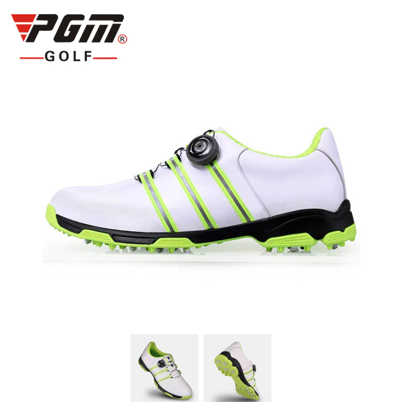 PGM-高尔夫男士活动钉真皮球鞋Rotating Button Cleats Nail Leather Golf Shoes