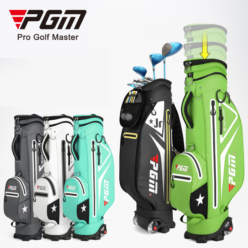 PGM-青少年尼龙TPU防水伸缩包 Colourful Waterproof Junior New Style Golf Bag